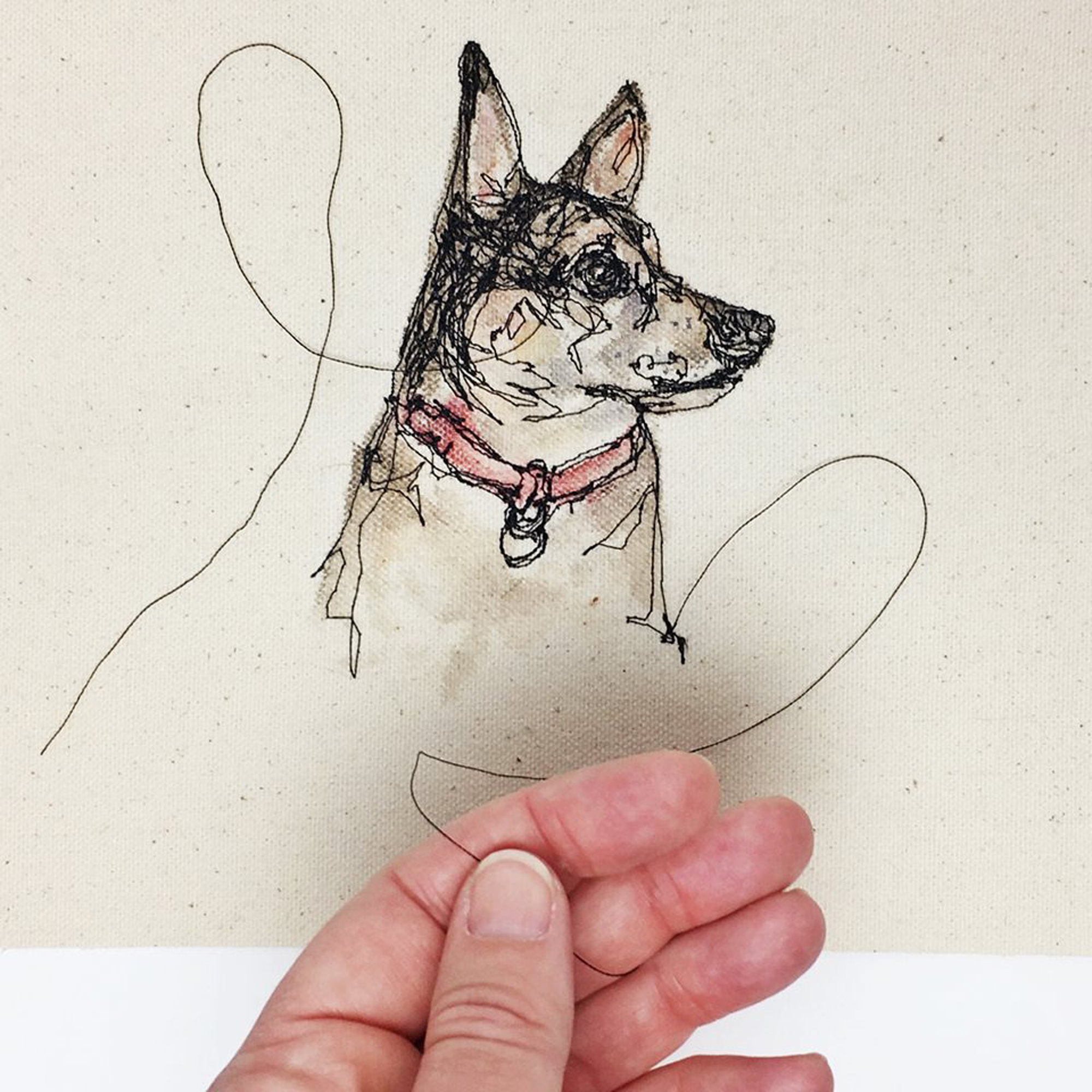 Drawing with Thread - Kristin Loffer Theiss