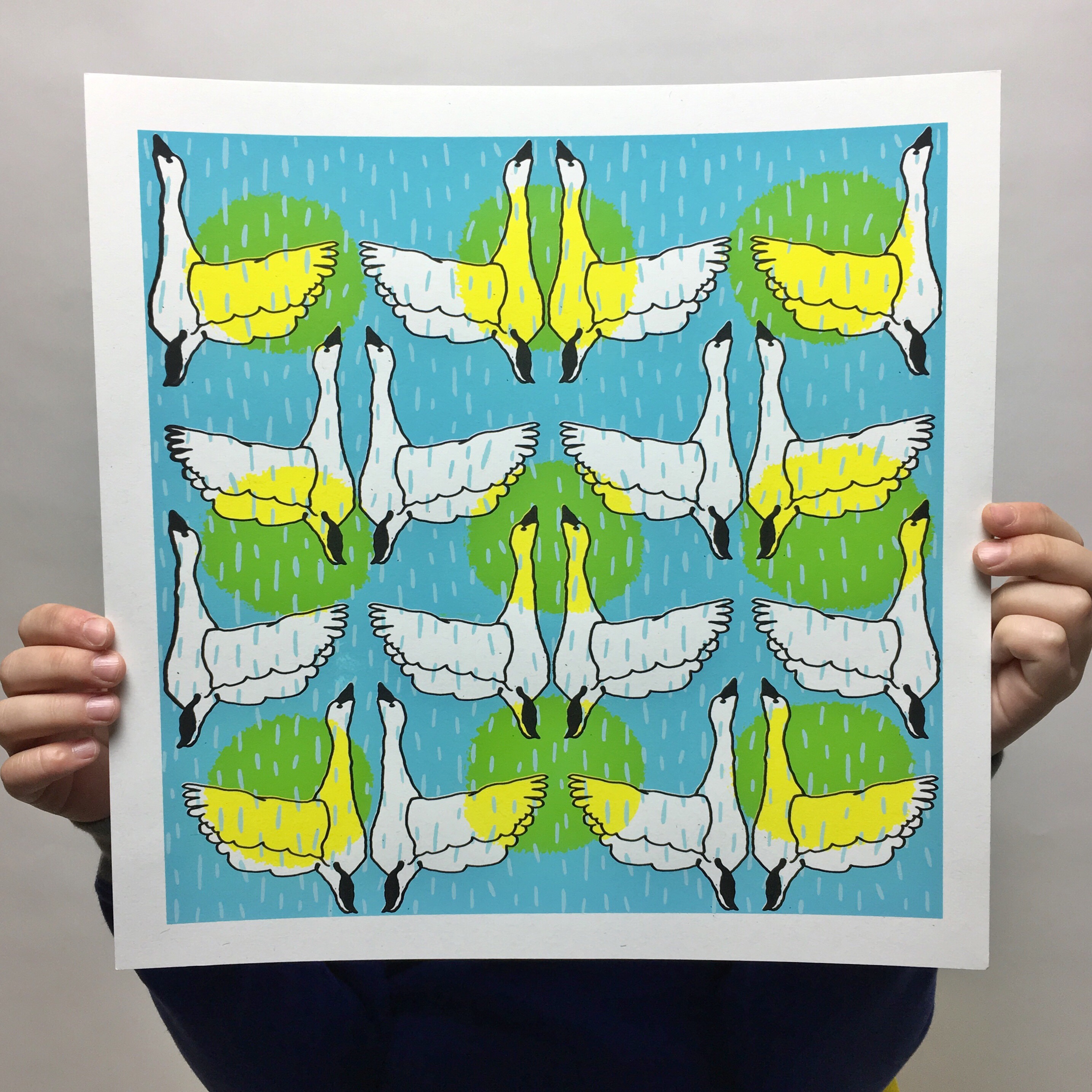 Swan-Print | Kristin Loffer Theiss